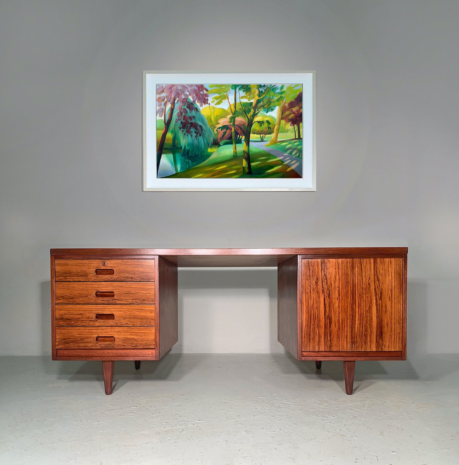 Gordon Russell desk | rosewood & mahogany